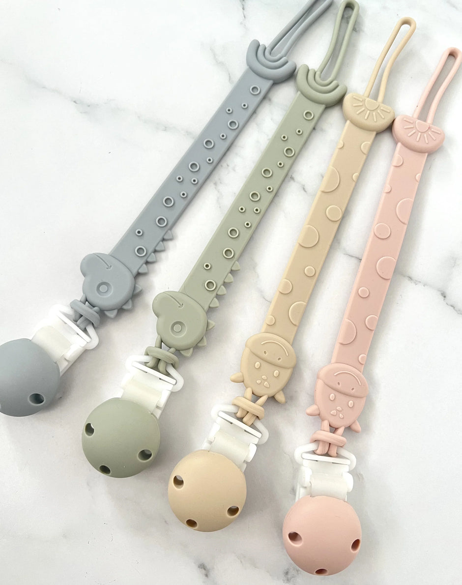 Personalised Dummy Chains & Dummy Clips | Gab and Bub Designs